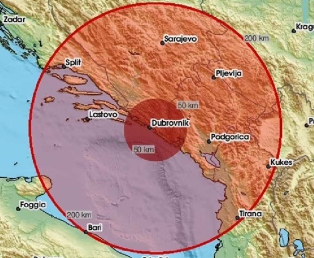 Potres jačine 4 po Richteru kod Dubrovnika: "Dobro je udarilo" - Klik Ploče