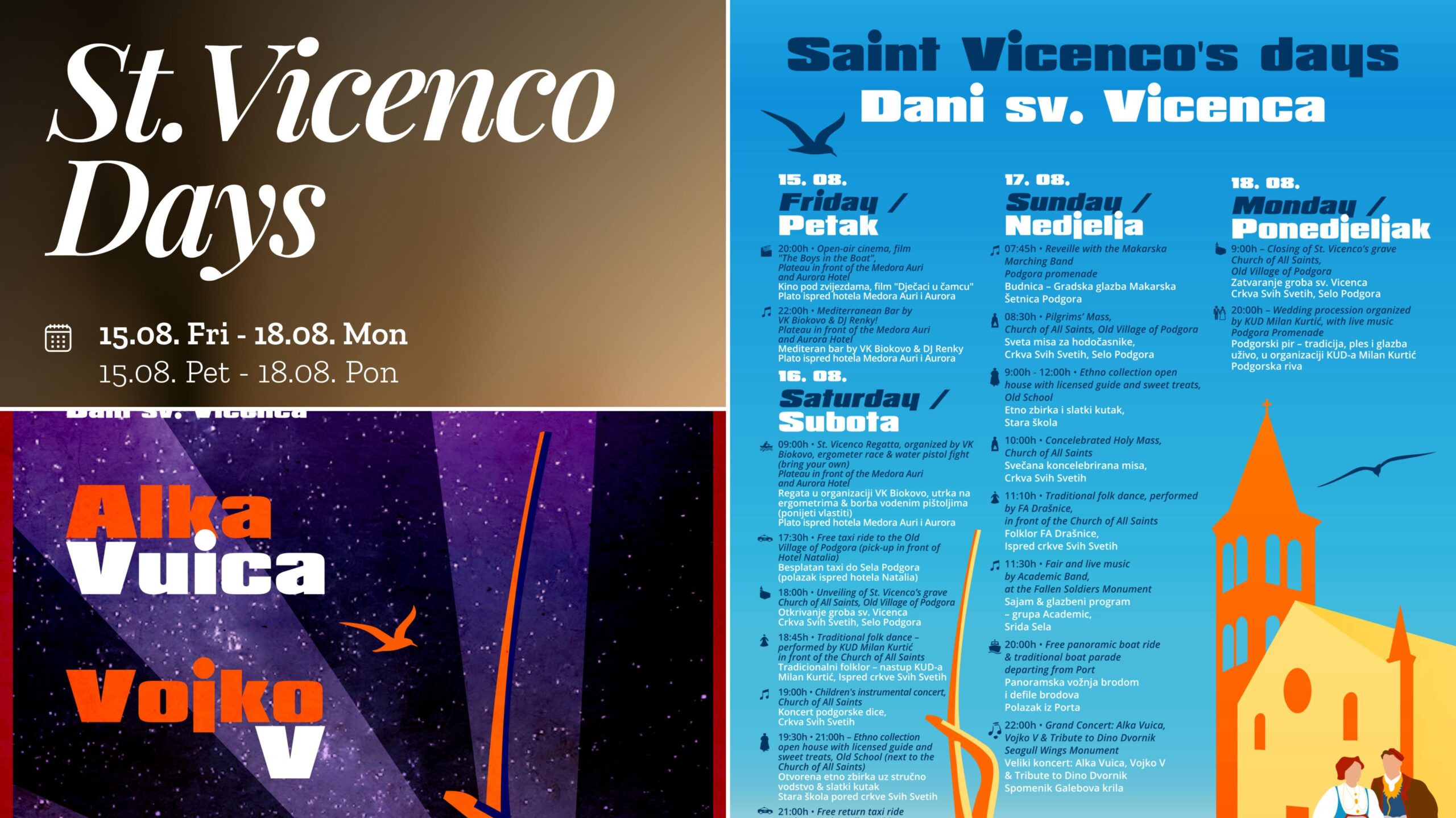 Četiri dana za sv. Vicenca: Podgora, more, vesla, tradicija i vjera ...