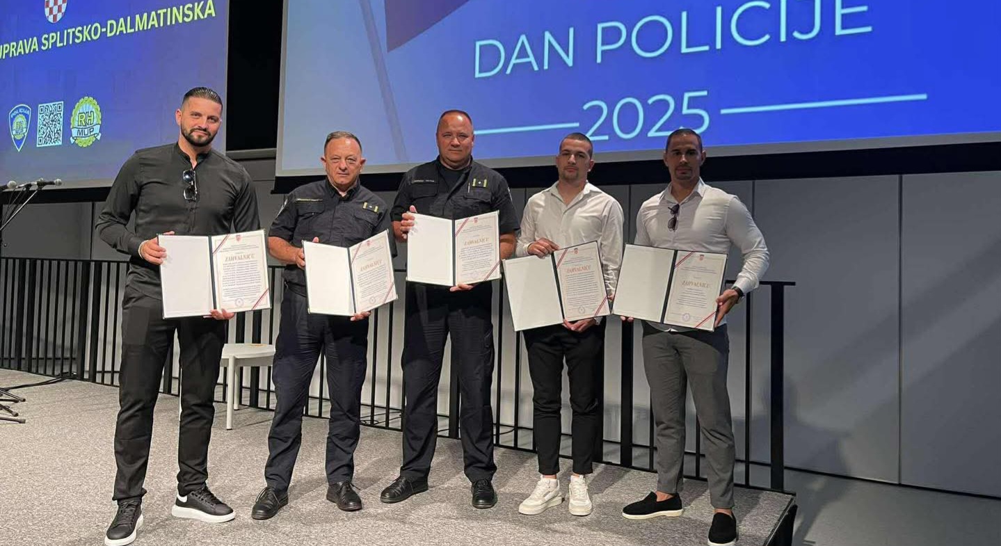 DAN POLICIJE Šestorica policajaca iz Vrgorca nagrađena za predan rad i ...